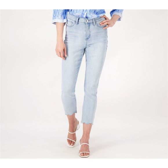 Laurie Felt | Jeans | Laurie Felt Denim Crop Skinny Jeans Sharkbite ...